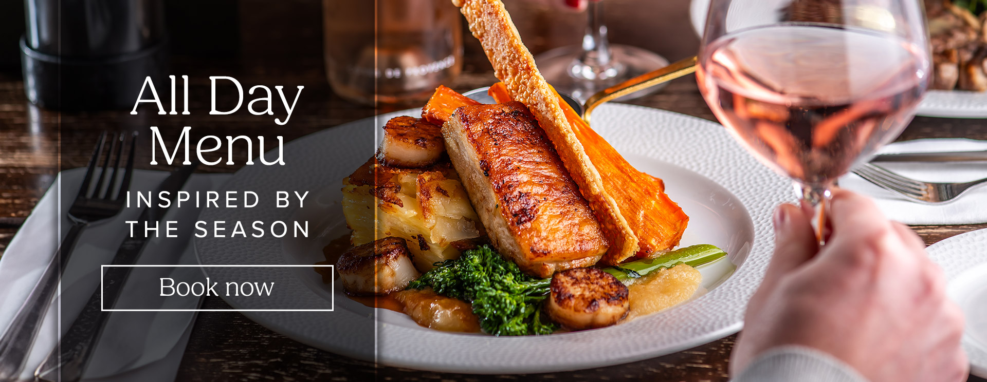 Dinner Menu & Prices | All Day Dining at The Wavendon Arms Milton Keynes